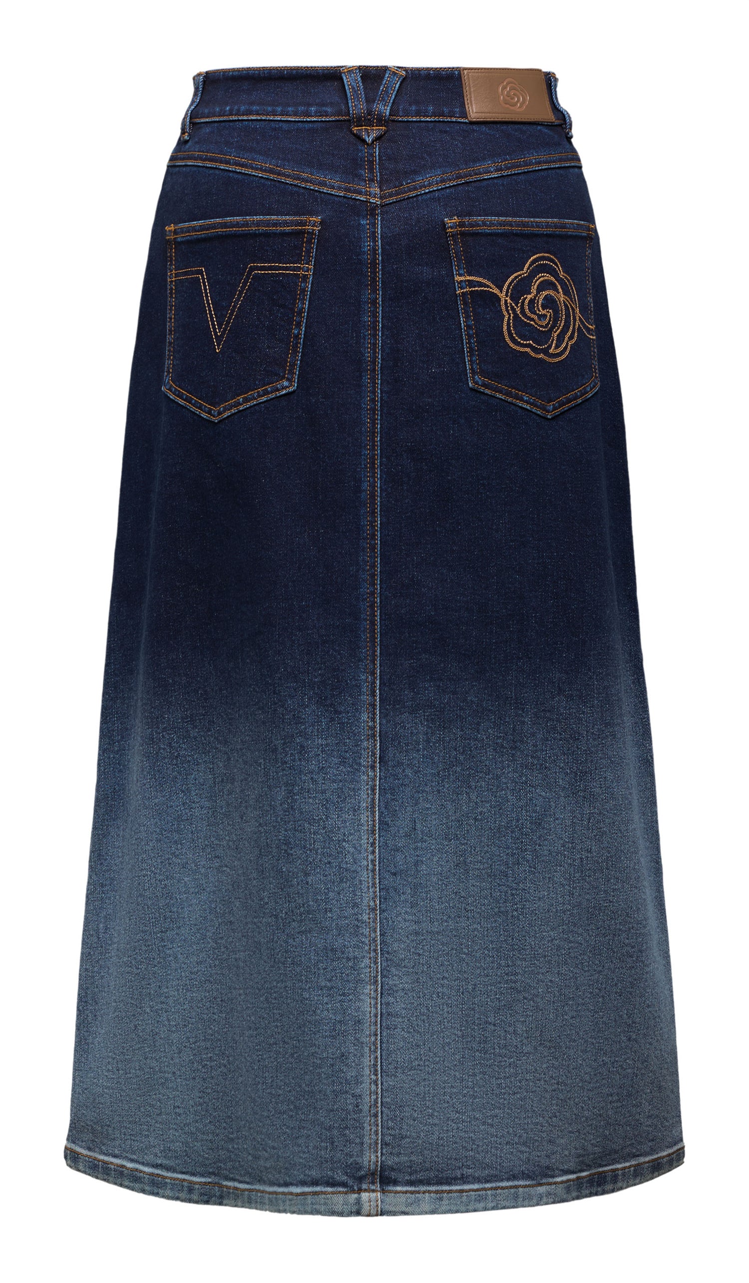 YAYING Gradient Denim Skirt – EP YAYING