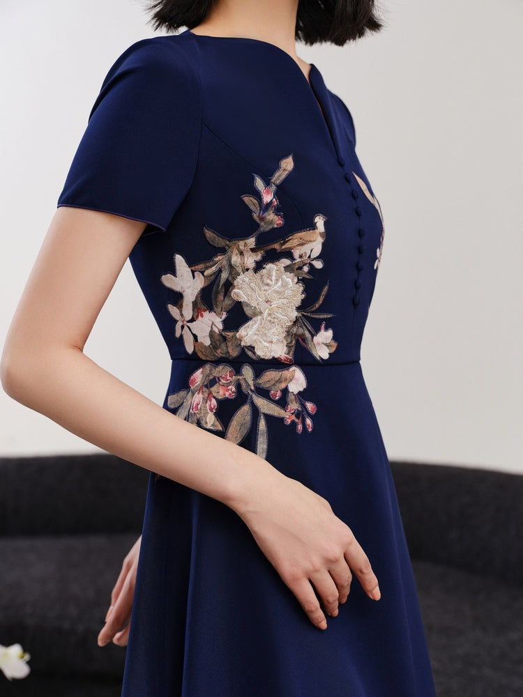 Yaying traditional-style mid-length dress – EP YAYING