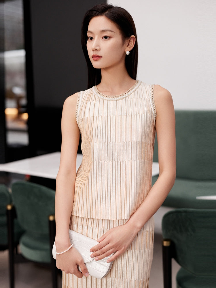 YAYING textured vest – EP YAYING