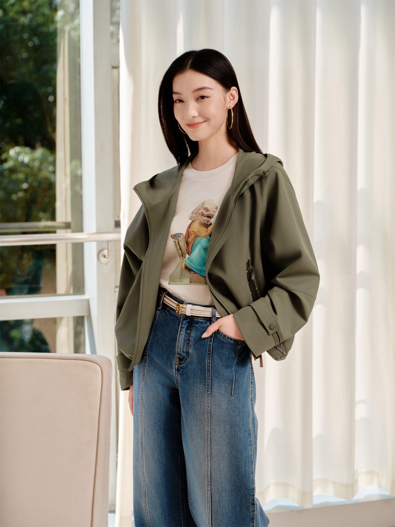 YAYING Wool Trench Coat EPJAW1219AG – EP YAYING